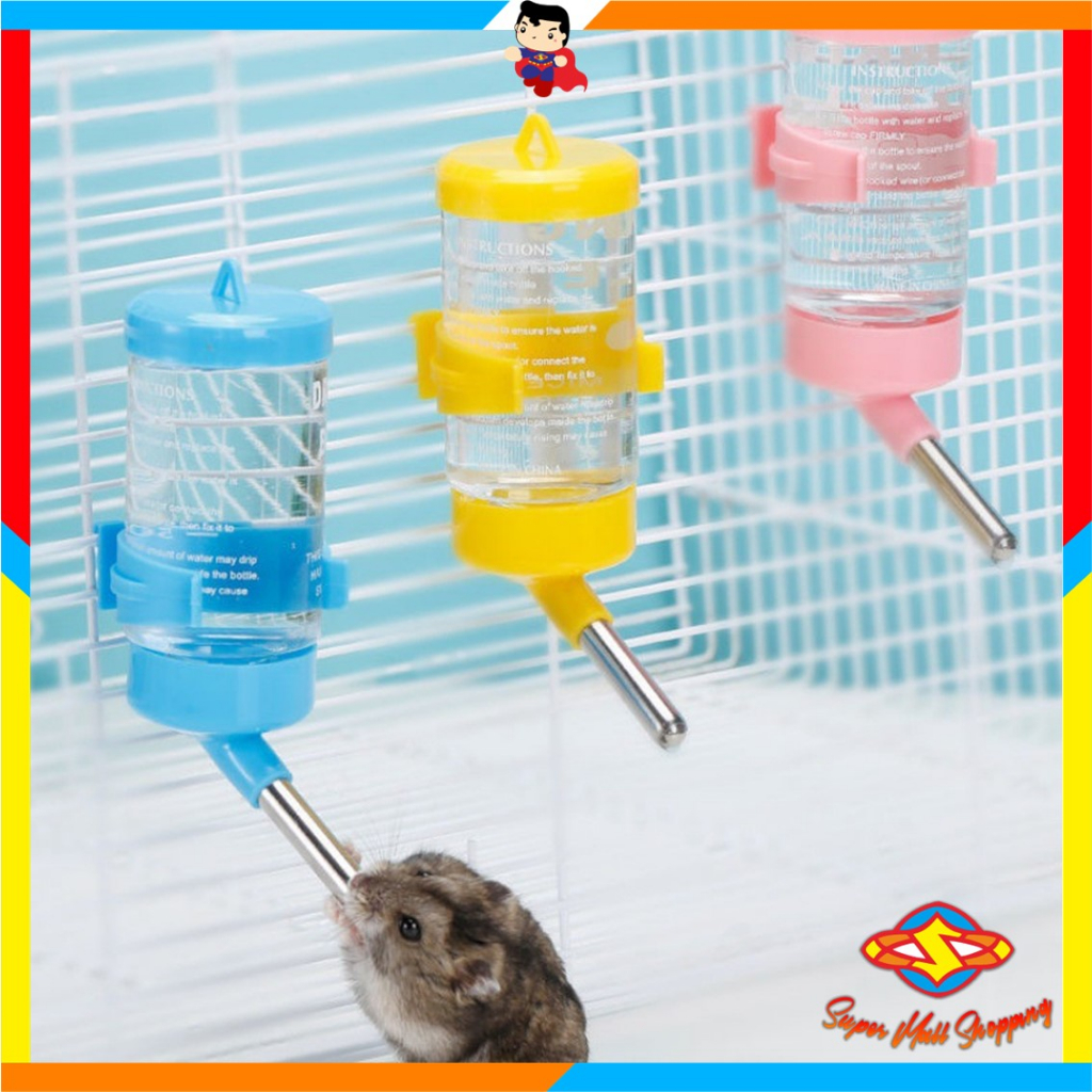 Jual SMS Tempat Minum Gantung Hamster dan Kelinci Botol minum Hewan 80 ...