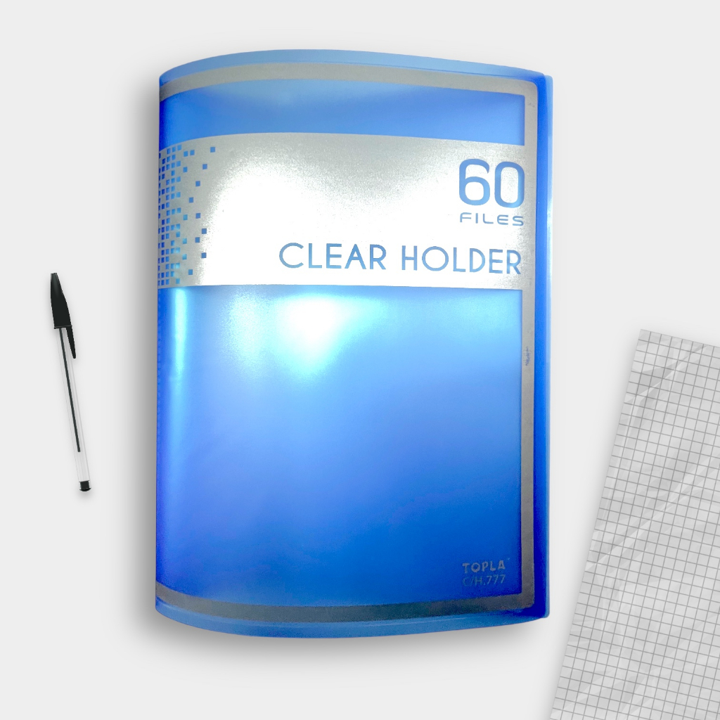 Jual Clear Holder Folio Isi 60 Lembar Dokumen Keeper Map File Map ...