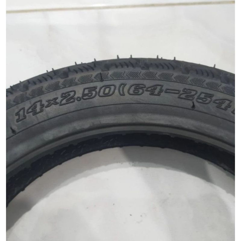 Jual Ban sepeda listrik 14 x 2.50 sama dengan 2.50 - 10 - Ban ukuran 14 ...