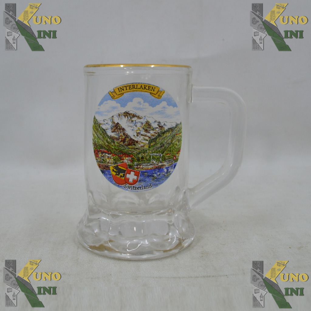 Jual INTERLAKEN SWITZERLAND SOUVENIR SHOT GLASS, from Swiss | Shopee ...