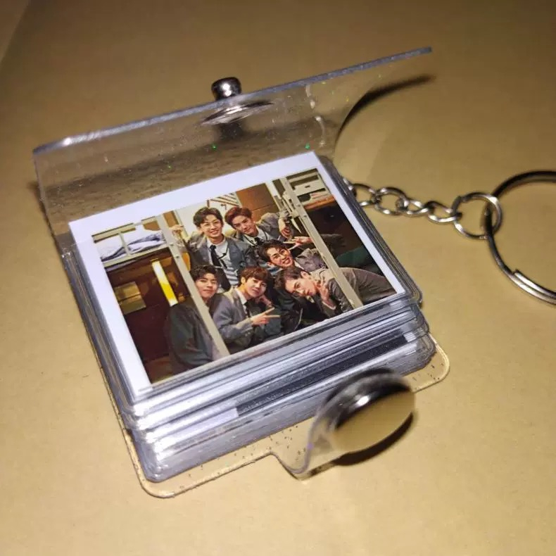 Jual COD 1/2 Inch Photo Album Mini 16/20 Pockets Keyring Lucu ...
