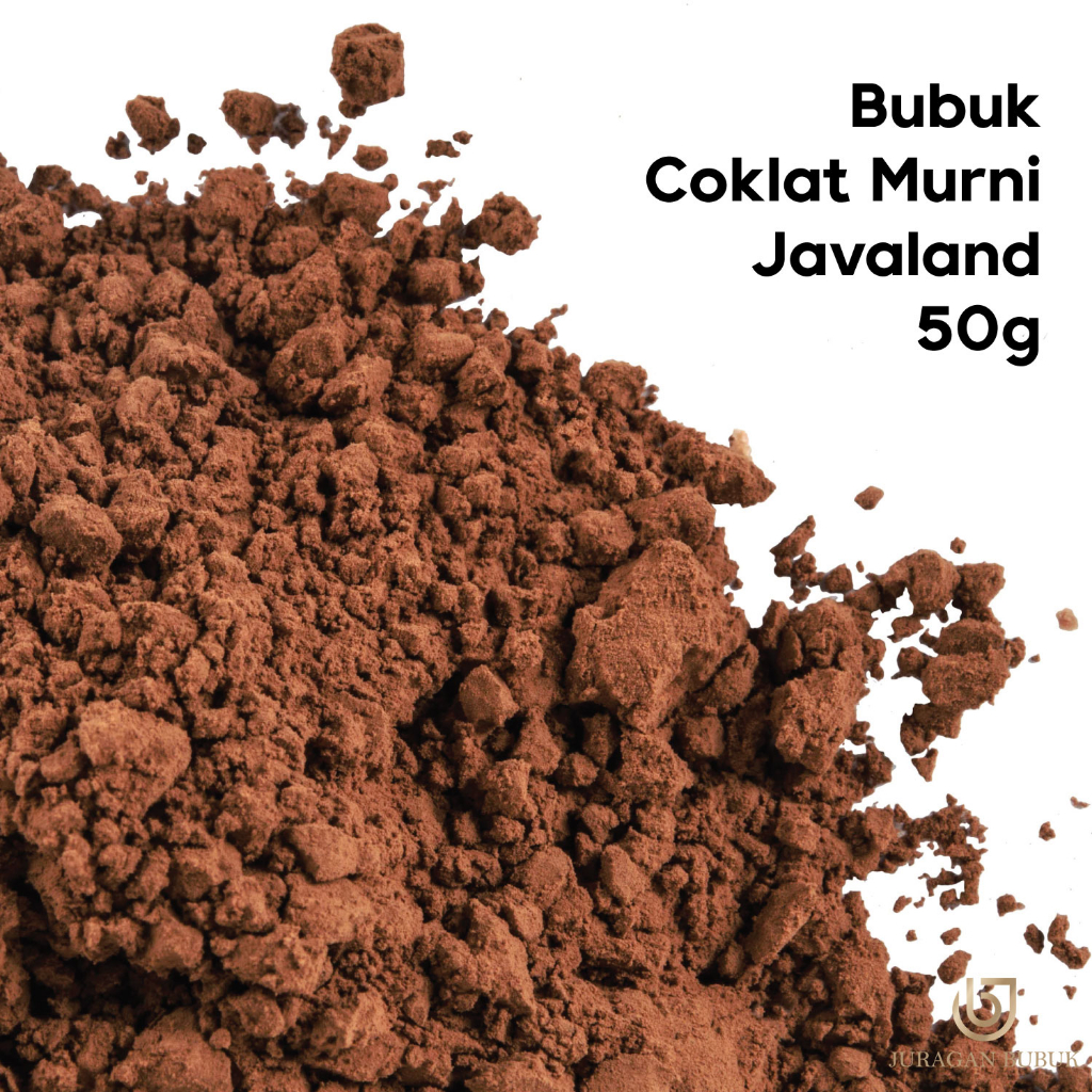 Jual Pure Cocoa Powder / Bubuk Coklat Murni 50g Merek Javaland KEMASAN ...