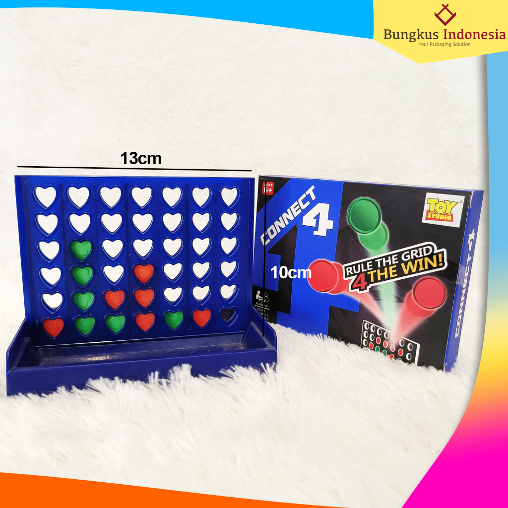 Jual Four In A Line Connect 4 In A Line Board Game Kids Children Fun ...