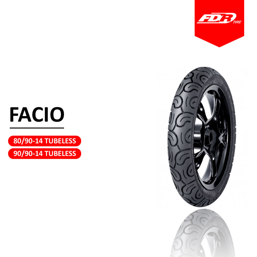 Jual FDR TL FACIO Tubeless Ring 14 - Ban Motor Scooter Matic | Shopee ...