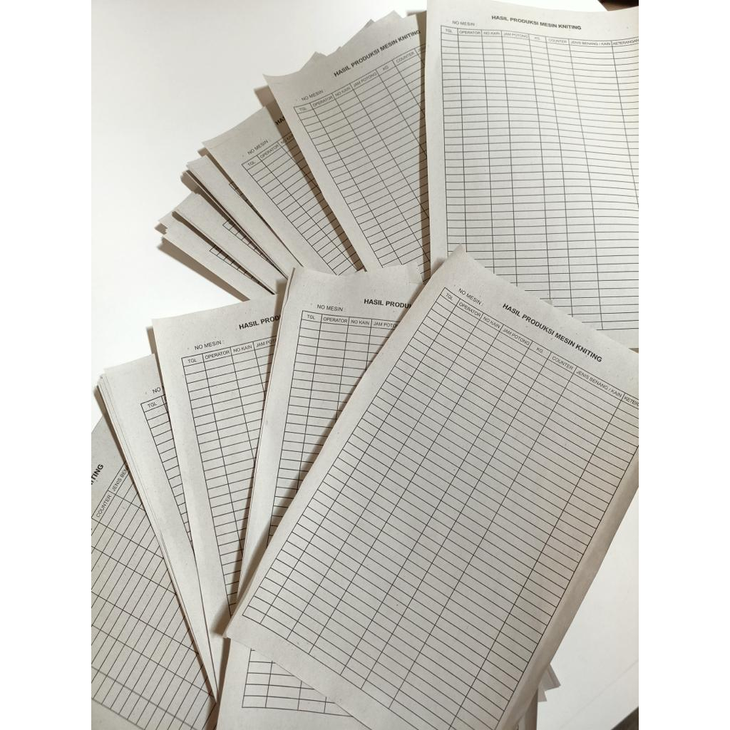 Jual Cetak custom kertas buram stensil form kertas buram kertas koran ...