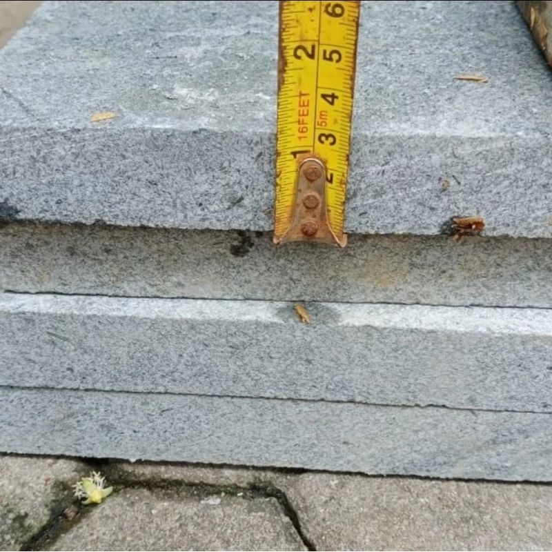 Jual Batu steping pijakan taman andesit 30x60cm tebal | Shopee Indonesia