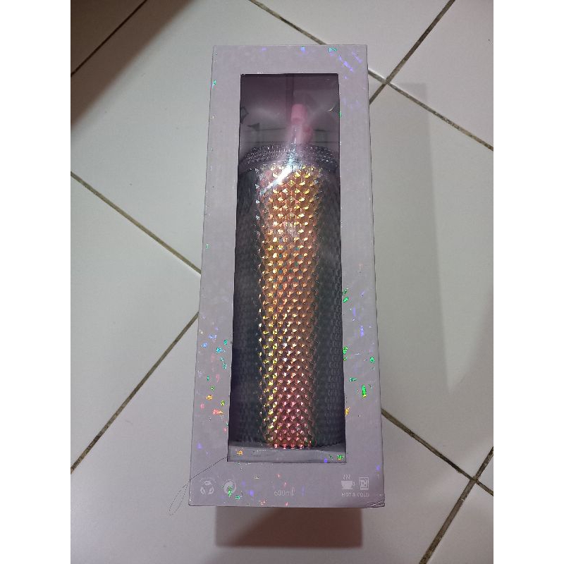 Jual Tumblr Point Coffee Sparkling White Seventeen | Shopee Indonesia