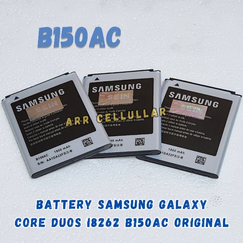 Jual Battery Batre Baterai Samsung Galaxy Core Duos i8262 B150AC ...