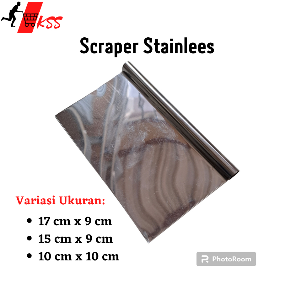 Jual Scraper Kue Stenlis Ukuran Besar Dan Sedang/scraper kue | Shopee ...