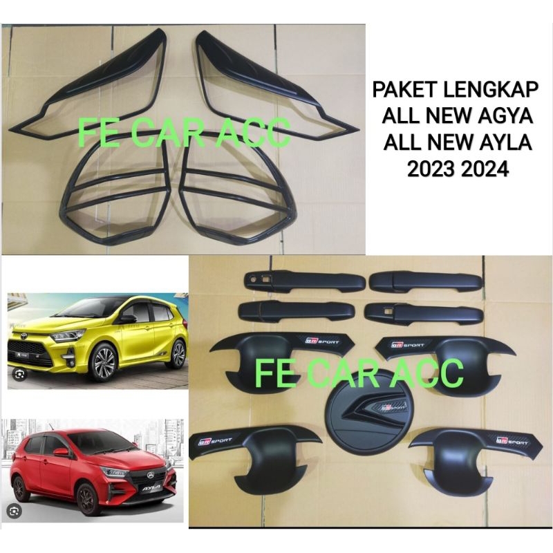 Jual PAKET GARNISH LIST LAMPU DEPAN BELAKANG COVER DOOR HANDLE OUTER TANK COVER TUTUP TANGKI ...