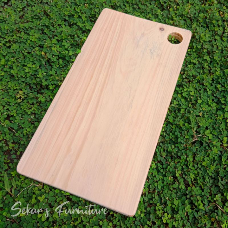 Jual Telenan Kayu Tebal / Telenan kayu pinus / wooden Cutting Board ...
