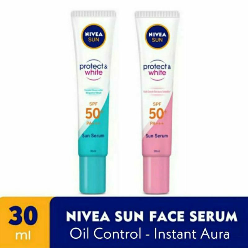 Jual Nivea Sun Face Sunscreen Protection Serum SPF 50+PA+++ 30 ML | Shopee Indonesia