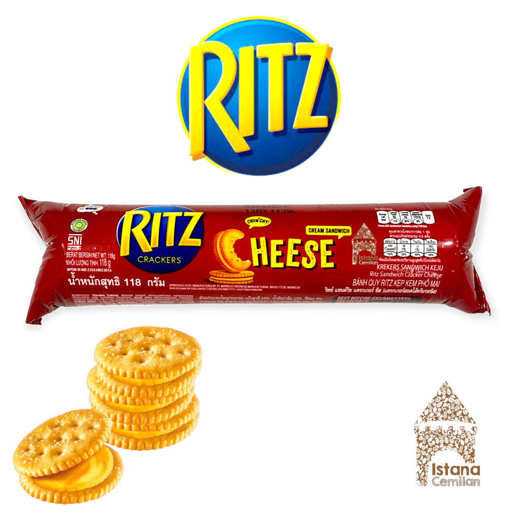 Jual RITZ Sandwich Cracker Cheese Krekers Keju 118 Gram | Shopee Indonesia