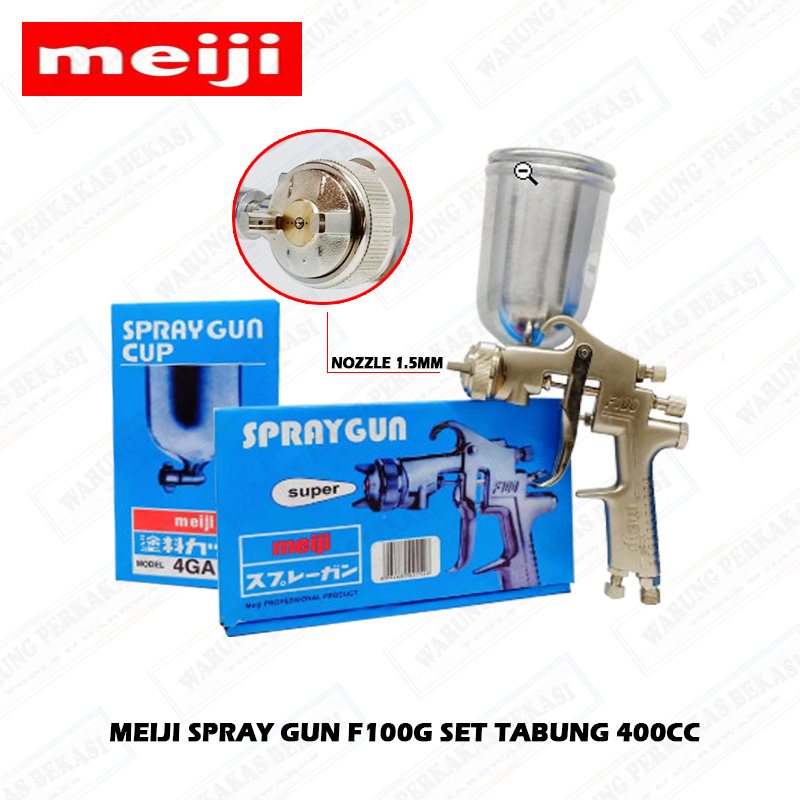 Jual PAKET LENGKAP Meiji F100 Spray Gun Spet Cat F-100 G Alat Semprot ...