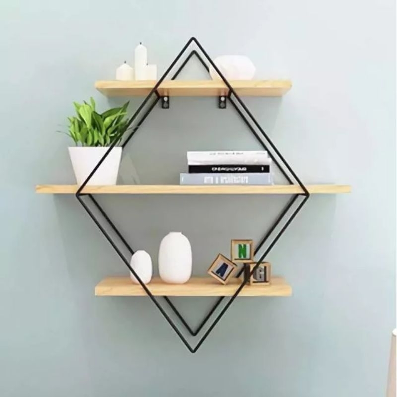 Jual rak dinding besi/ hiasan dinding minimalis /hiasan dinding UK ...
