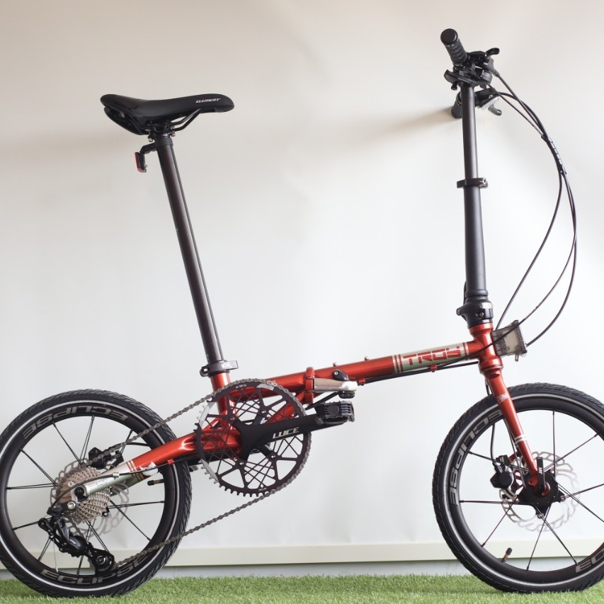 Jual Sepeda lipat Element Troy X 9 speed chromoly rem oli hidrolik ...