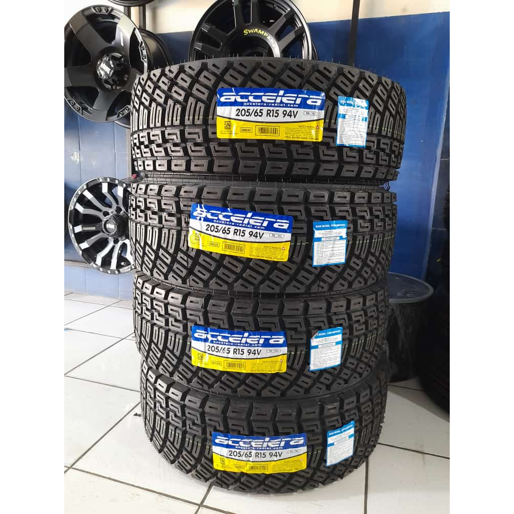 Jual BAN MOBIL MERK ACCELERA TIPE RALLY UKURAN 205 65 RING 15-BAN ...