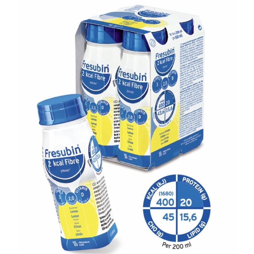 Jual FRESUBIN 2 KCAL FIBRE RASA LEMON 200 ML BOTOL | Shopee Indonesia
