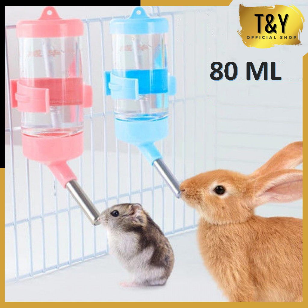 Jual T&Y Botol Minum Hewan Otomatis 80ml tempat Minum Gantung Hamster ...
