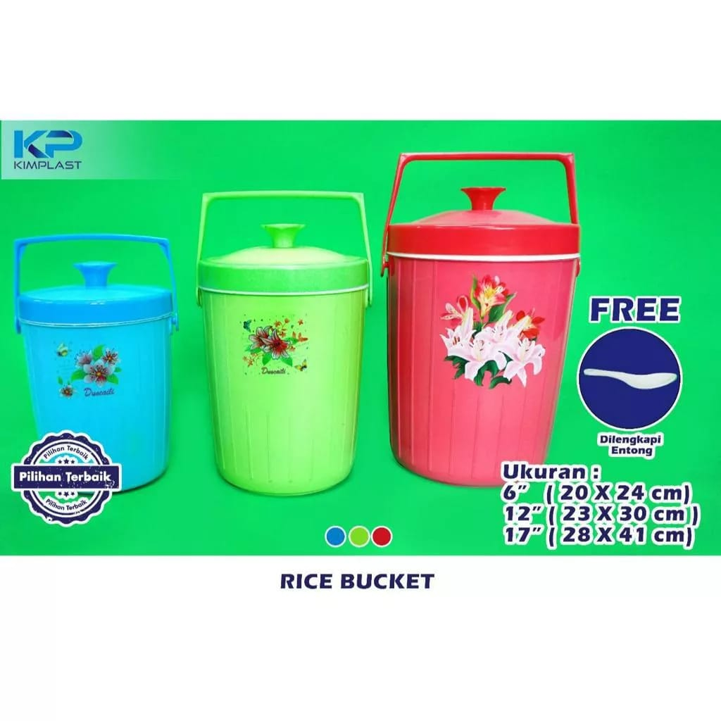 Jual Termos Nasi / Rice Bucket 6 Liter, 12 Liter, 17 Liter | Shopee ...