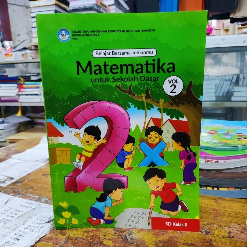 Jual buku paket belajar bersama temanmu matematika kelas 2 volume 2 kurikulum merdeka | Shopee ...