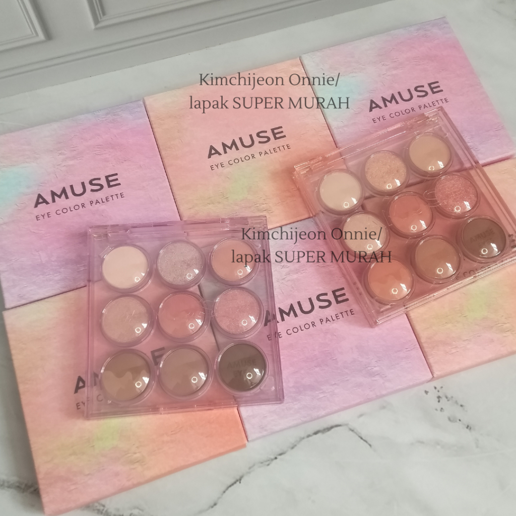 Jual READY STOCK [AMUSE] Eye Color Palette (Vegan Palette) 100% ...