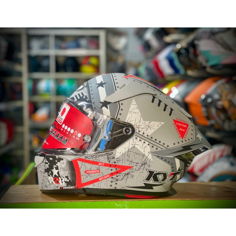 Jual Helm KYT R2R pro Assault Matt silver -KYT R2R | Shopee Indonesia