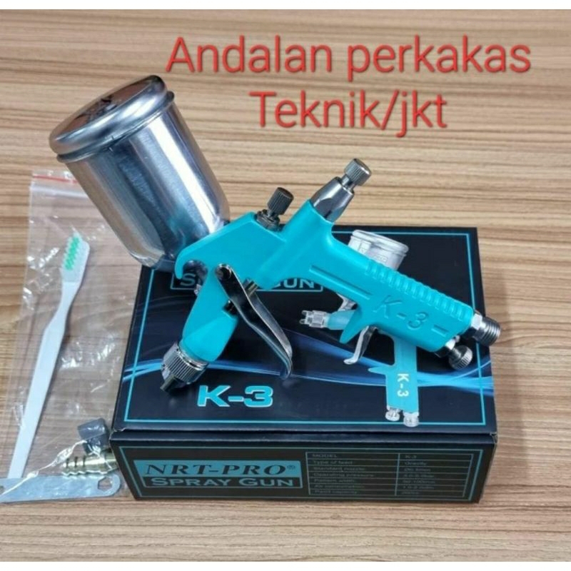 Jual Spray gun K3 NRT-PRO Semprotan cat tabung atas mini | Shopee Indonesia