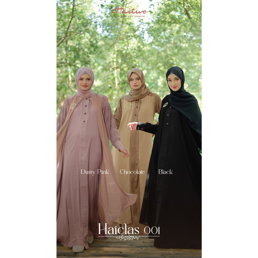 Jual Haitwo HAICLAS 01 Material Leica Silk Mix Cerutty Gamis Kondangan ...