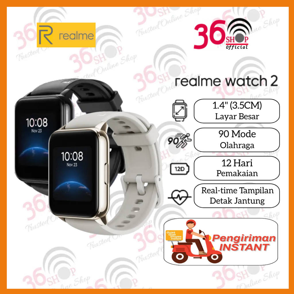Jual Realme Watch 2 Smartwatch Sport RMW2008 90 Sport Modes Garansi ...