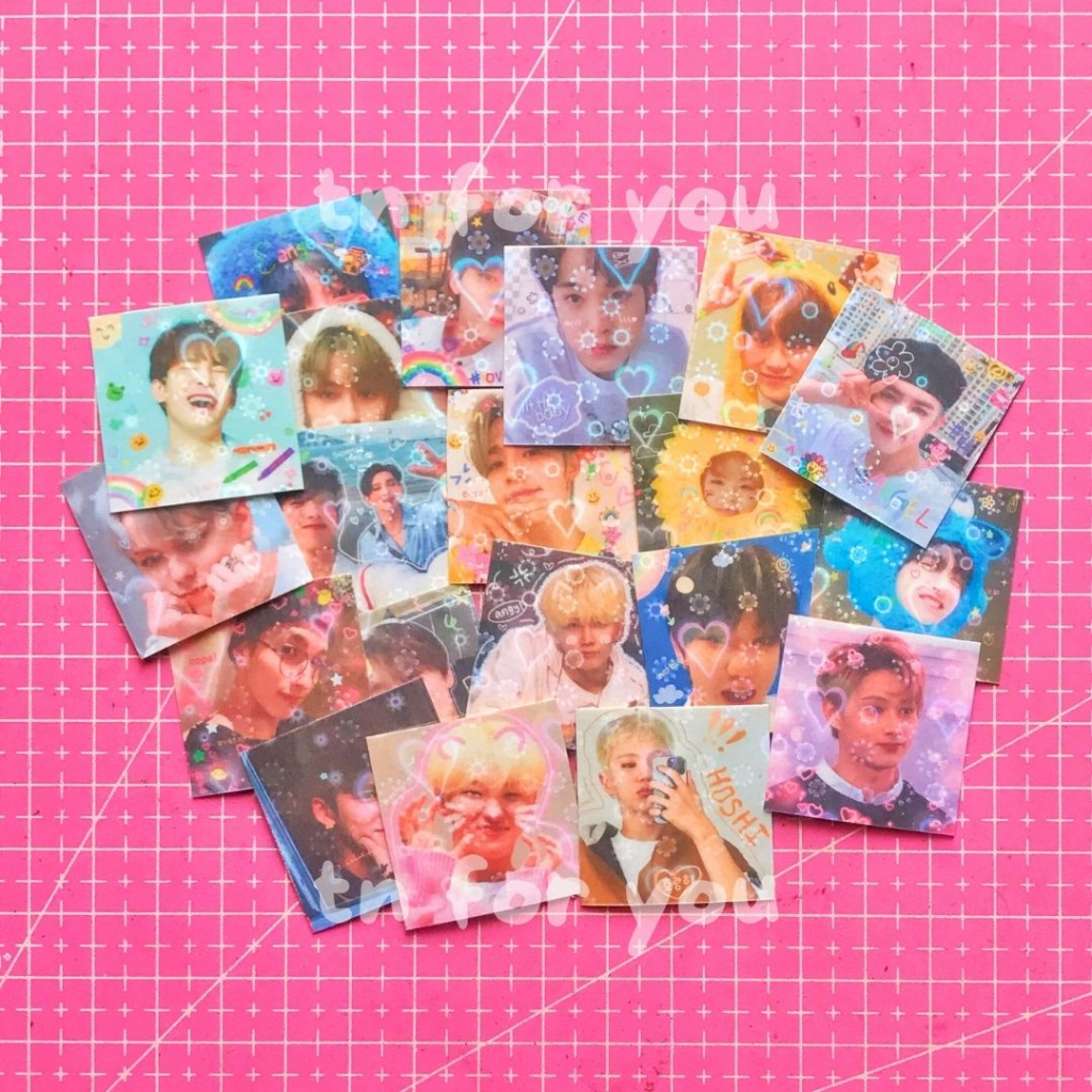 Jual HOLOGRAM Mail Sticker Deco Kpop Freebies Sellkor Cute Face Sticker NCT Dream 127 Enhypen ...