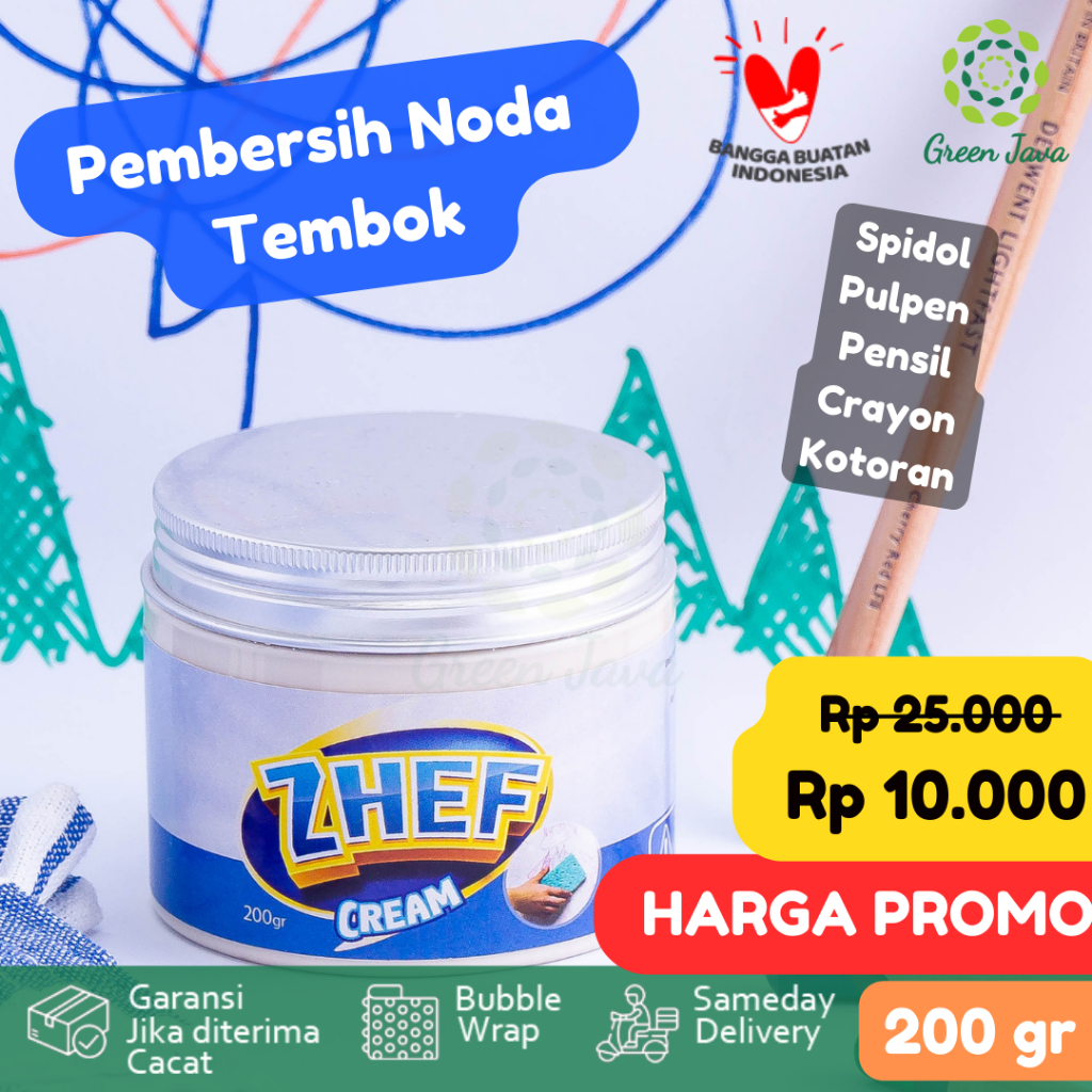 Jual ZHEF Cream Penghilang Pembersih Coretan Noda Tembok Dinding Wall ...