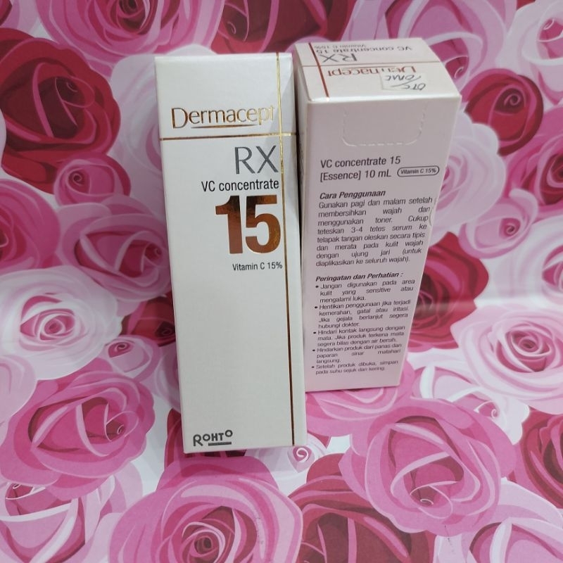 Jual DERMACEPT RX Concentrate Vitamin C 15% Serum 10ml | Shopee Indonesia