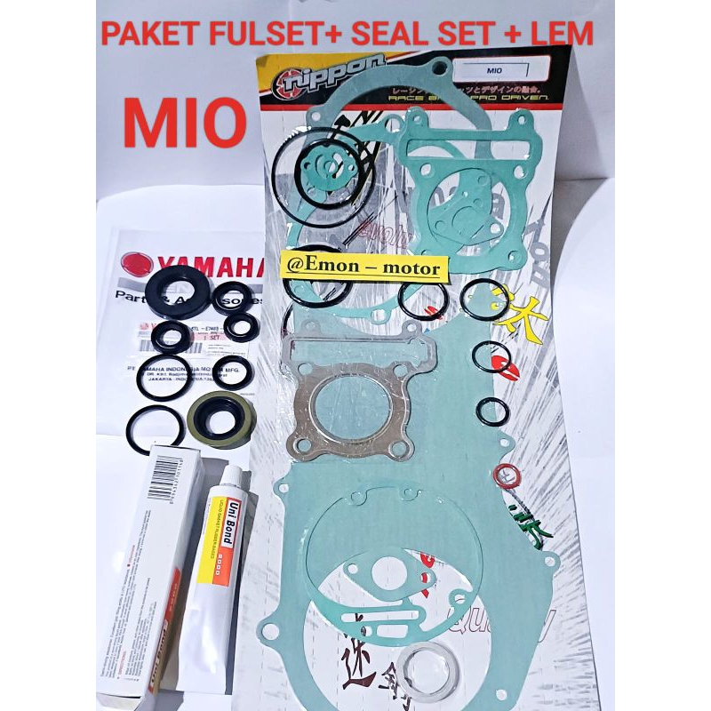 Jual PAKET FULSET 5TL + LEM + SEAL SET SIL ENGINE KIT MIO SMILE MIO ...