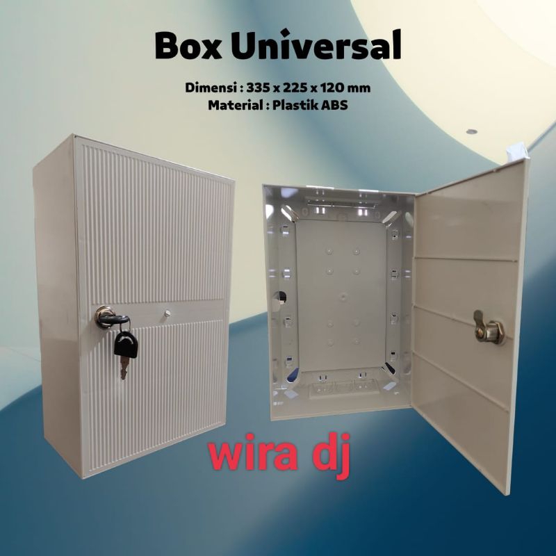 Jual BOX PANEL PLASTIK 335X225X120 BOX INDOOR/BOX FIBER | Shopee Indonesia