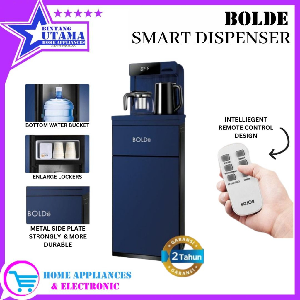 Jual (COD) DISPENSER GALON BAWAH BOLDE / DISPENSER BOLDE SMART FOUNTAIN ...