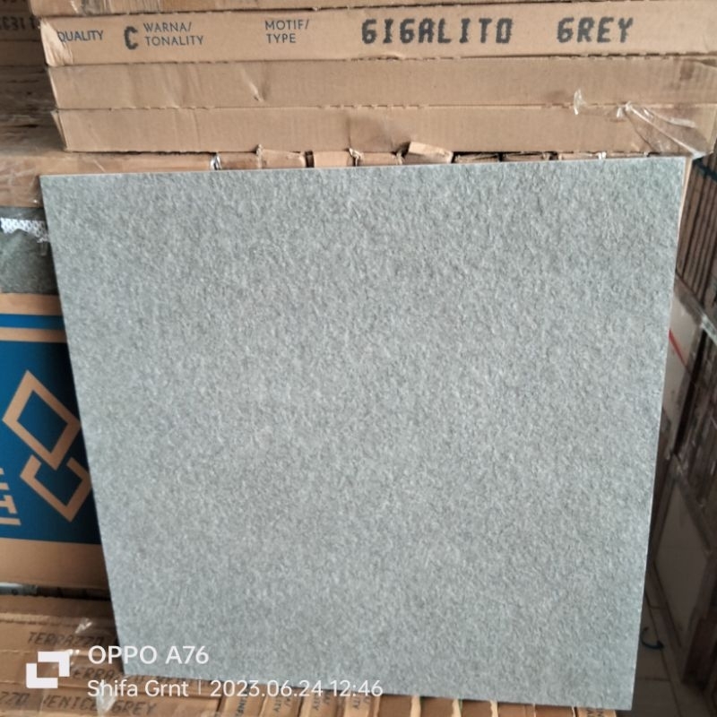 Jual Granit lantai Carpot 60x60.Gigalito Grey/infinity | Shopee Indonesia