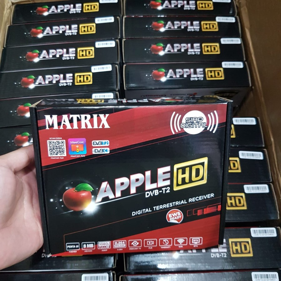 Jual ( O B R A L } STB MATRIX Set Top Box dvb T2 digital smart Plus Dongle WIFI | Shopee Indonesia