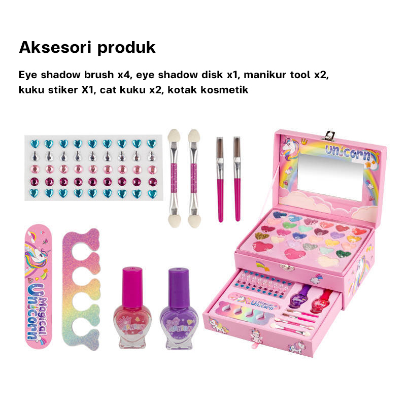 Jual FUNTOY Mainan Make Up Set Anak Girl Pretend Play Anak Makeup Tas ...