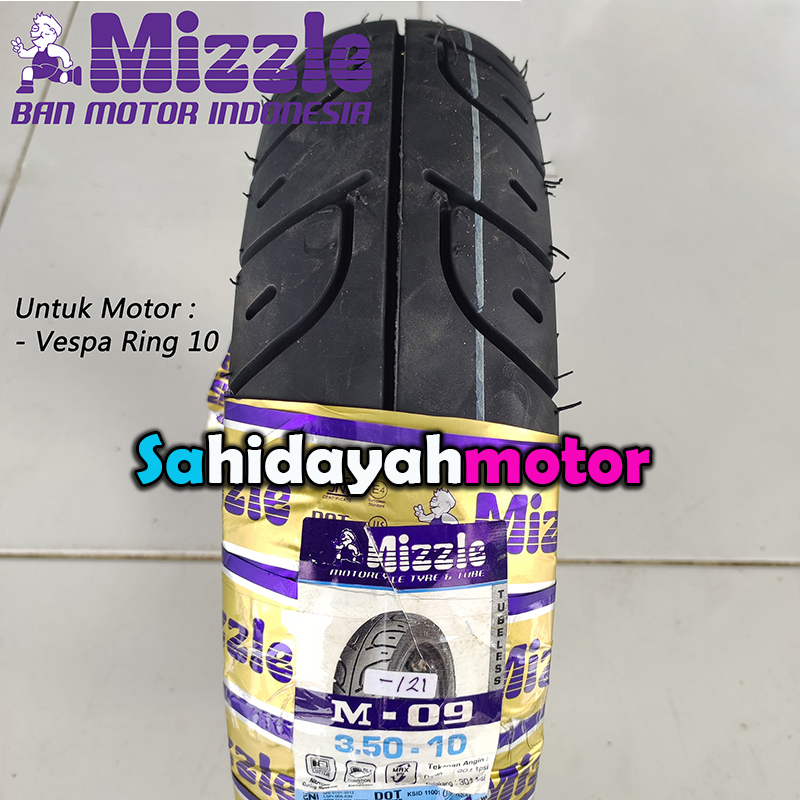 Jual Ban luar vespa mizzle M09 tubeless 350-10 px excel spartan sprint ...