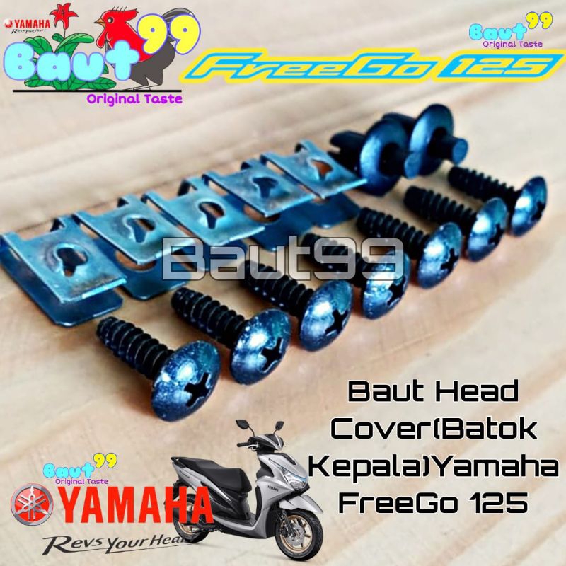 Jual Baut Head cover Batok kepala Yamaha FreeGo 125 | Shopee Indonesia