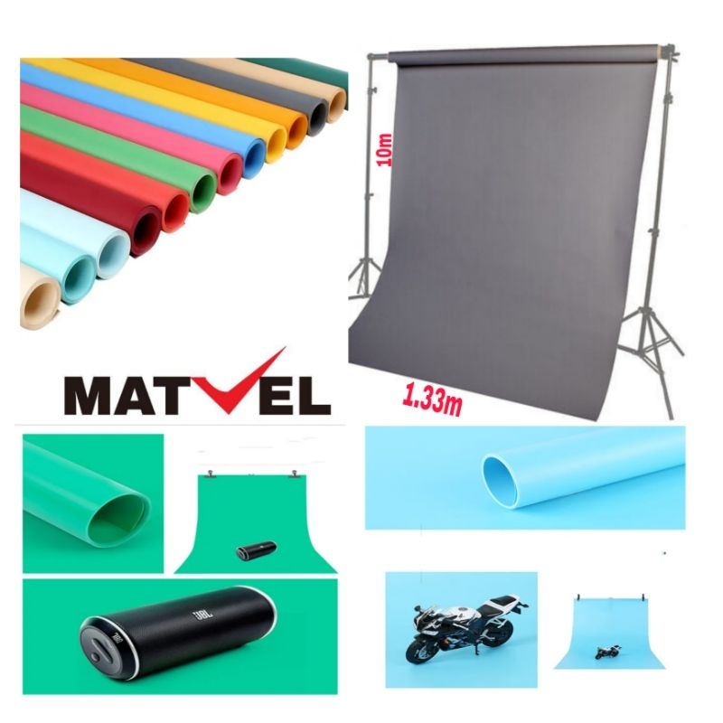Jual MATVEL Background Paper 1.33 X 10 Meter Backdrop Kertas Studio 1 ...