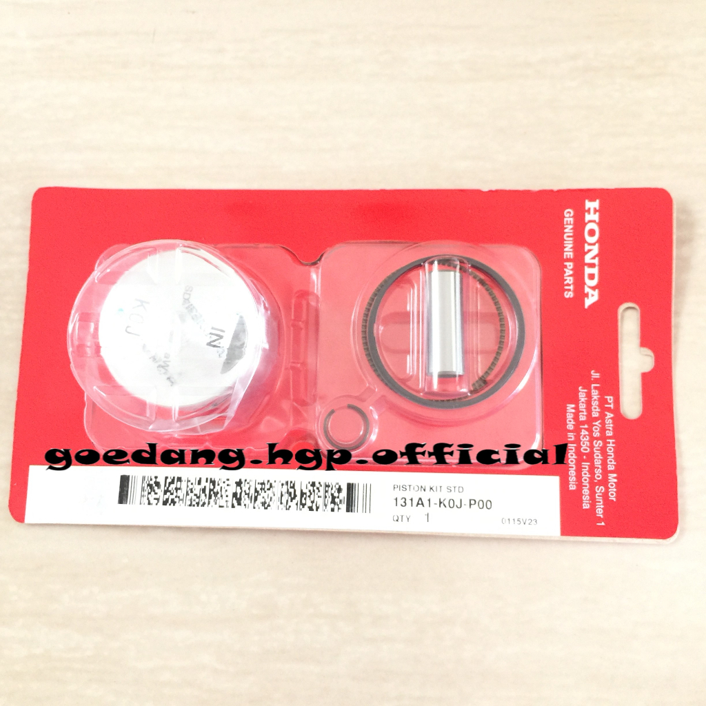 Jual Piston Kit (STD) GENIO K0J BEAT K1A SCOOPY K2F ORIGINAL AHM ...