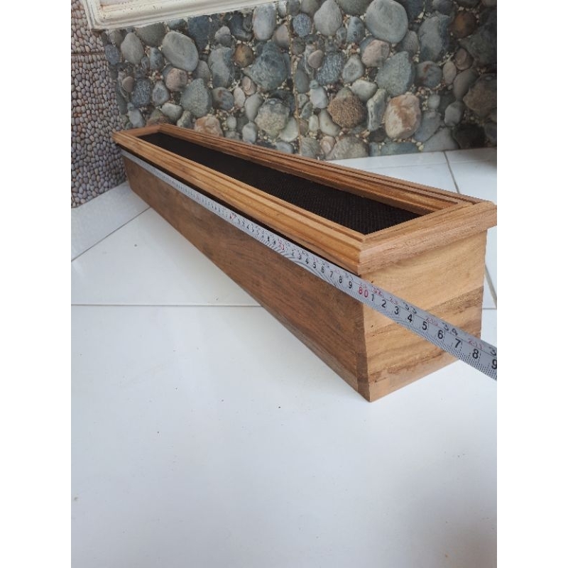 Jual Loster Kayu Jati 80x10 + kawat nyamuk | Shopee Indonesia