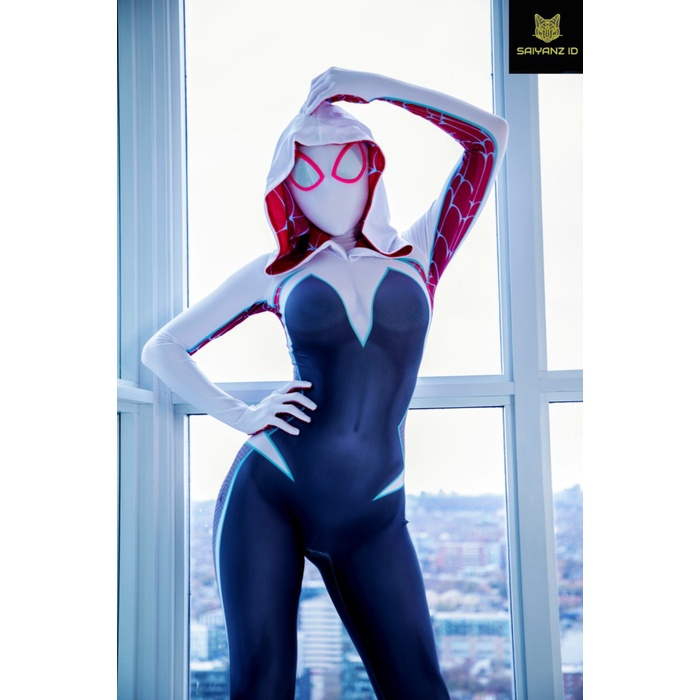 Jual Kostum Spider-Man Gwen/Kostum Spider-Man Catwoman Hitam/Kostum ... Jual Kostum Spider-Man Gwen/Kostum Spider-Man Catwoman Hitam/Kostum ...