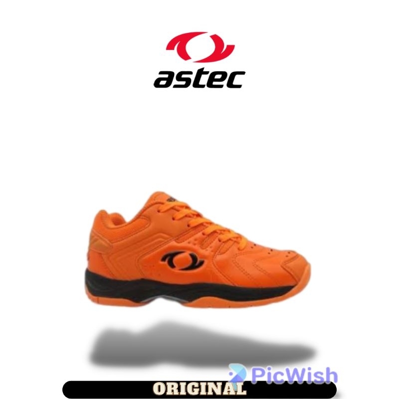 Jual Sepatu Astec Geri Badminton Orange Black Original | Shopee Indonesia