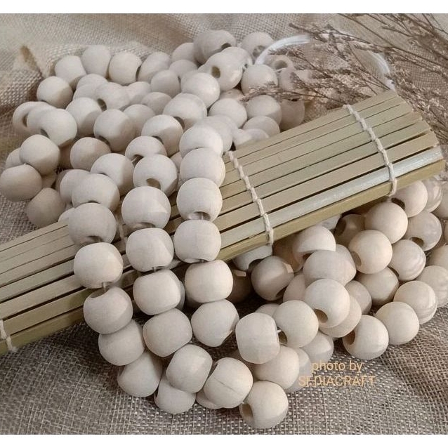 Jual Manik Kayu Bulat 1,5cm Mentahan | Shopee Indonesia
