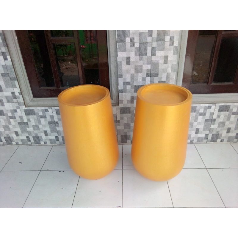 Jual pot gentong dekorasi pelaminan ukuran tinggi 60cm bahan spon karet ...