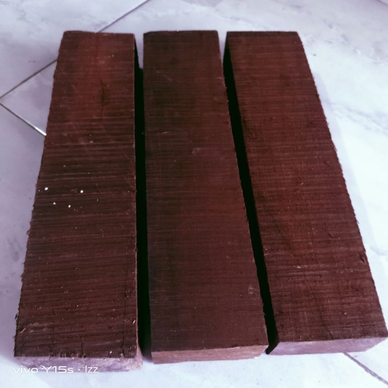Jual Bahan kerajinan kayu bertuah galih kelor hitam 30x7x4 cm | Shopee ...