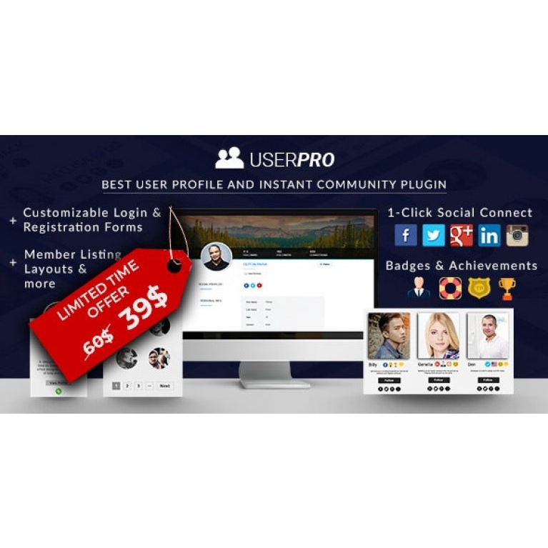 Jual UserPro V5.1.9 (+Addons) – Community And User Profile WordPress Plugin | Shopee Indonesia